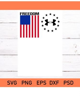 Under Armour Freedom SVG, USA American Flag - Svg Hubs