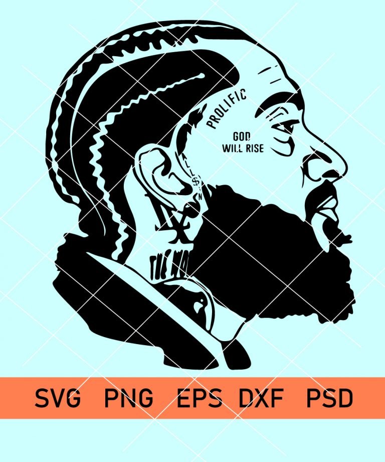 Nipsey Hussle Svg Nipsey Hussle Cut Files Nipsey Hussle Vector Files