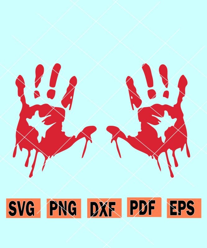 Bloody hand svg, Blood Hand SVG, Bloody Hand SVG, Blood Dirty Hand SVG ...