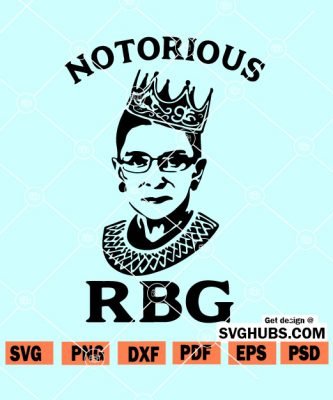 Notorious RBG SVG files for cricut, RBG svg files for cricut, RBG shirt ...