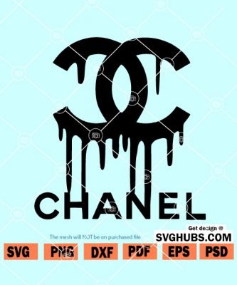 Chanel Drip Logo SVG - Svg Hubs