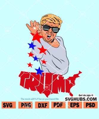 Trump Salt Bae SVG, Trump Salt SVG, Trump America map SVG, making ...