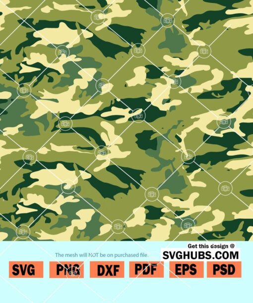 Army Camo SVG, Army Camo Wrap SVG, Army Camo Pattern SVG, Camouflage Svg
