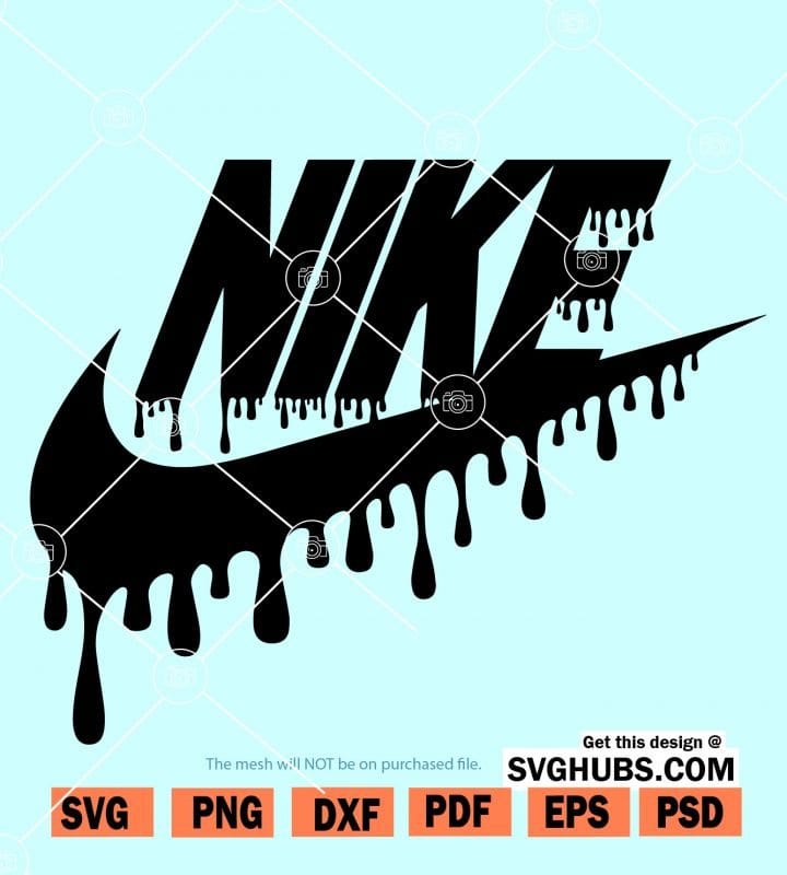 Dripping Nike SVG, Nike Drip SVG, Just Do It SVG, Dripping Nike Logo ...