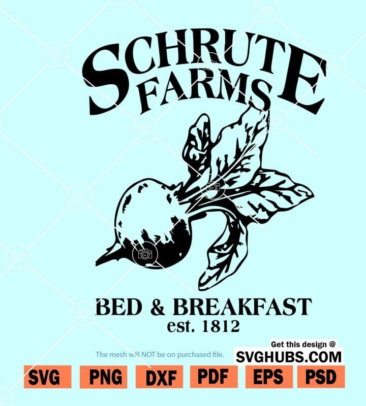 Schrute Farms Bed and Breakfast SVG - Svg Hubs