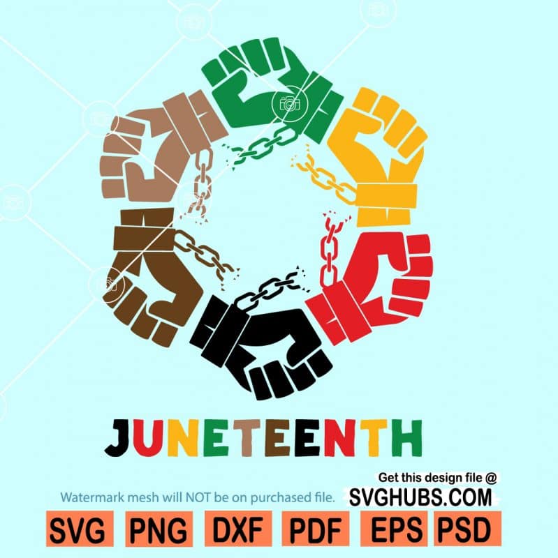 Juneteenth SVG file for cricut, Juneteenth SVG, Black History SVG - Svg ...