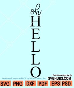 Hello Plank Sign Svg - SVG HUBS