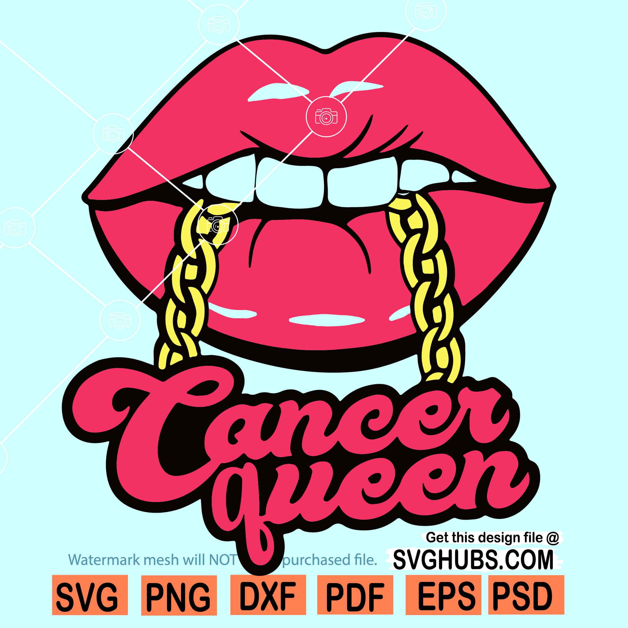 Cancer queen SVG, Cancer Birthday Svg, Cancer Girl Svg, Cancer queen ...