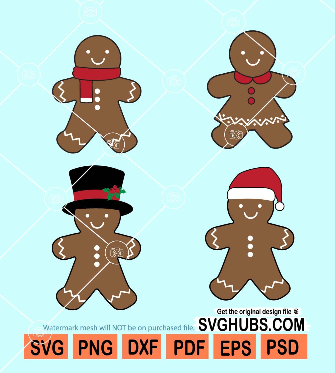 Gingerbread svg bundle, Gingerbread Svg, Gingerbread Ornament Svg ...