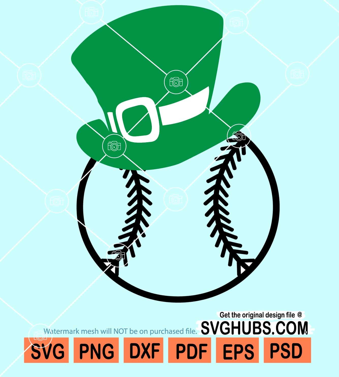 Happy St. Patricks baseball svg, baseball svg, baseball lover svg, St ...