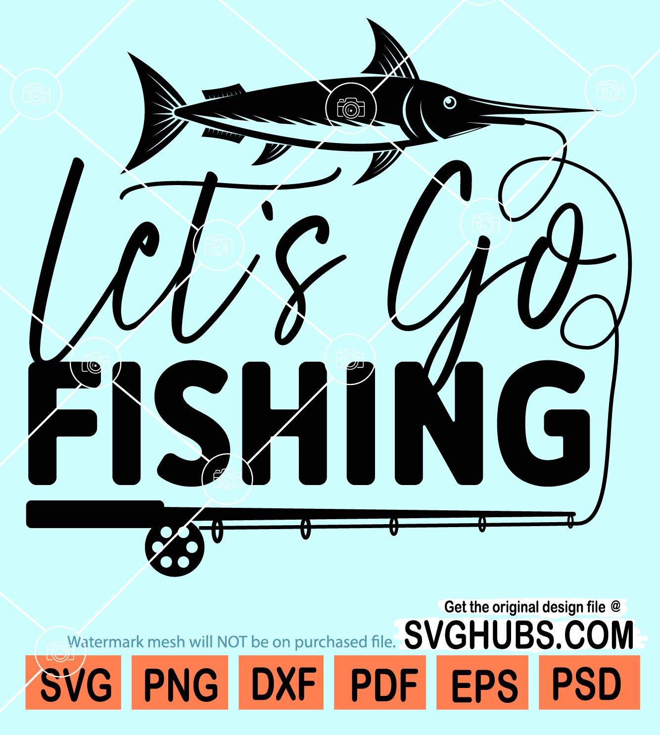 Let's go fishing svg, fishing svg, bass fishing svg, fishing dad svg ...