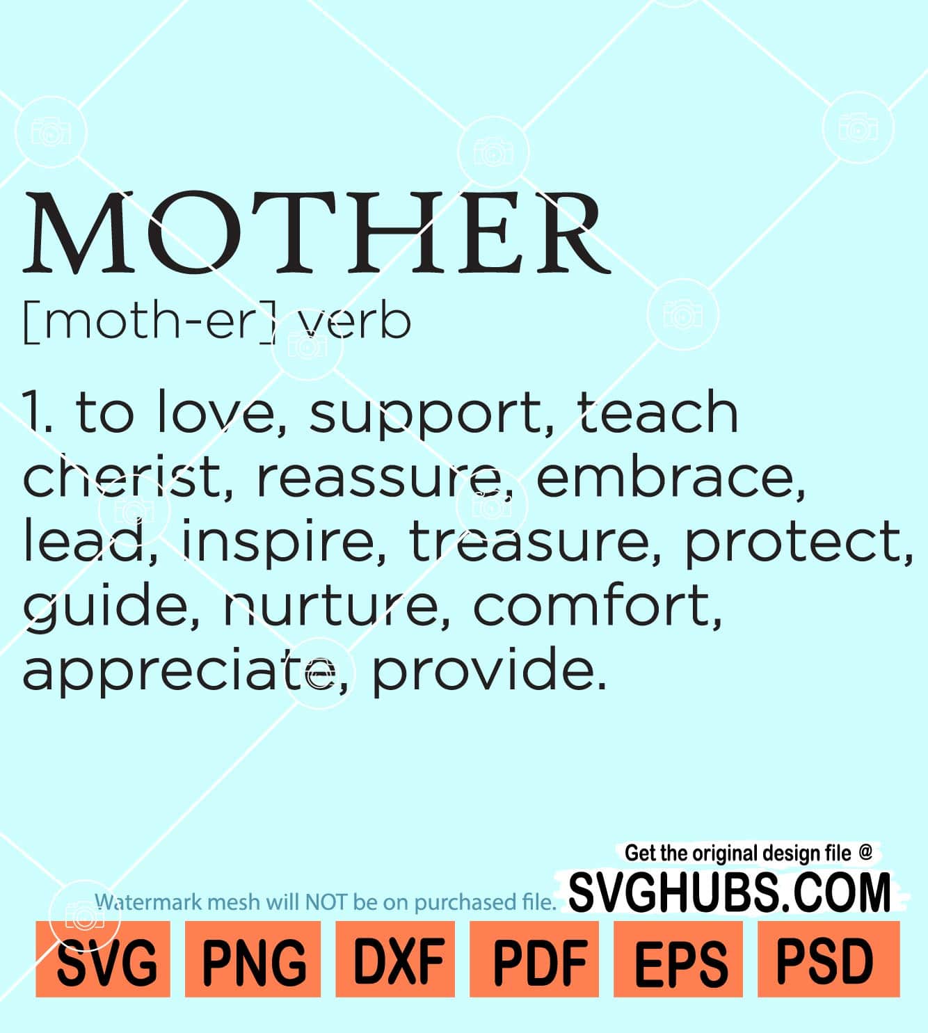 Mother Definition Svg Mom Dictionary Svg Mother s Day Svg Mom