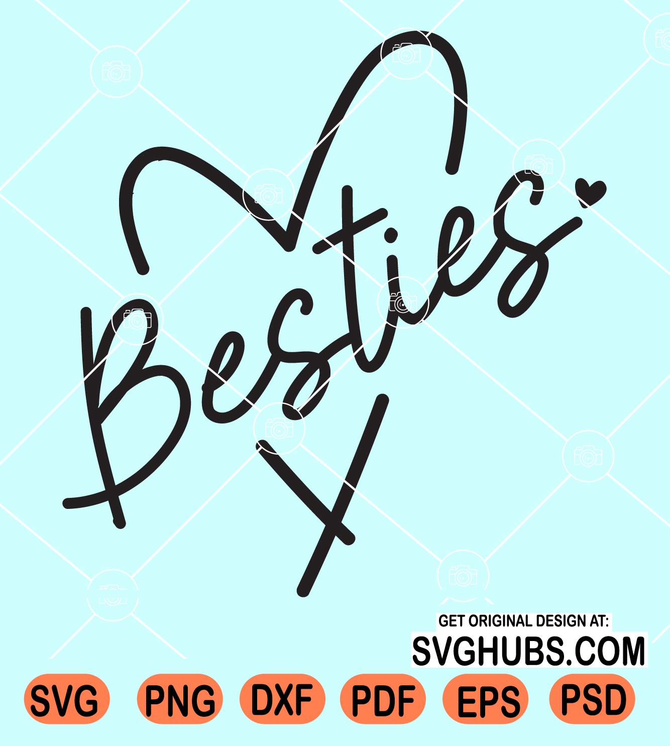 Besties heart svg, Besties svg, Best Friends SVG files, Best Friend ...