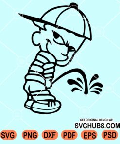 Calvin Pissing clipart svg - SVG HUBS