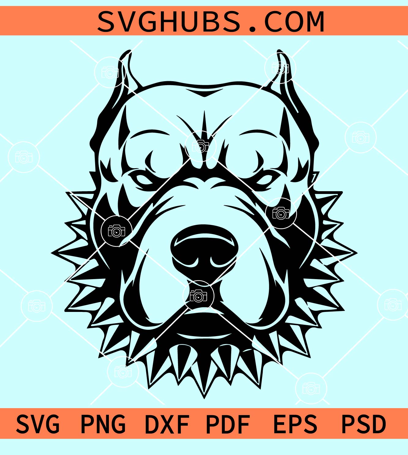 Pitbull SVG, American Pitbull SVG, Angry Dog SVG, Pitbull Face Svg ...