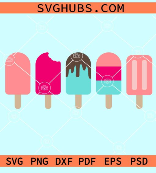 Popsicles clip art svg, Popsicle Clip Art svg, Summer Popsicles svg ...