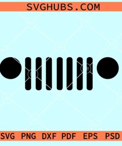 jeep grill svg - SVG HUBS