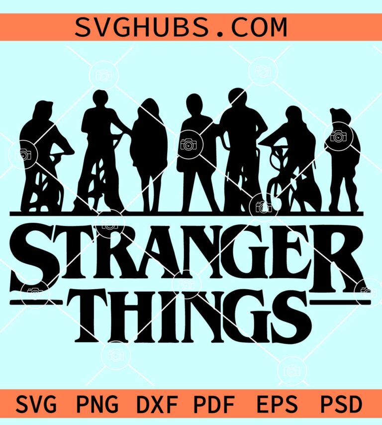 Stranger Things Movies Svg, Stranger Things Silhouette, Stranger Things ...