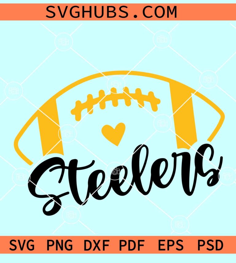 Steelers Football SVG, Go Steelers svg, Pittsburgh Steelers logo SVG ...