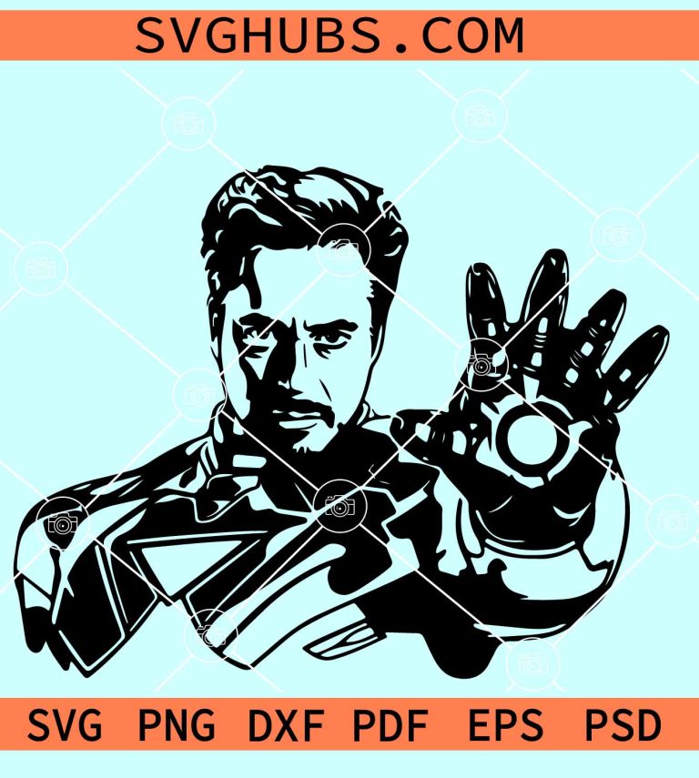 Iron Man SVG file - SVG HUBS