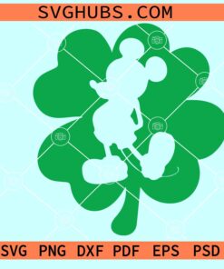 Mickey Mouse Shamrock SVG – SVG HUBS