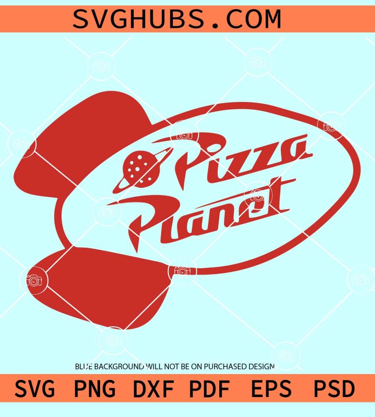 Pizza Planet SVG, Pizza Box Party Svg, Pizza Svg, Pizza Planet Logo Svg