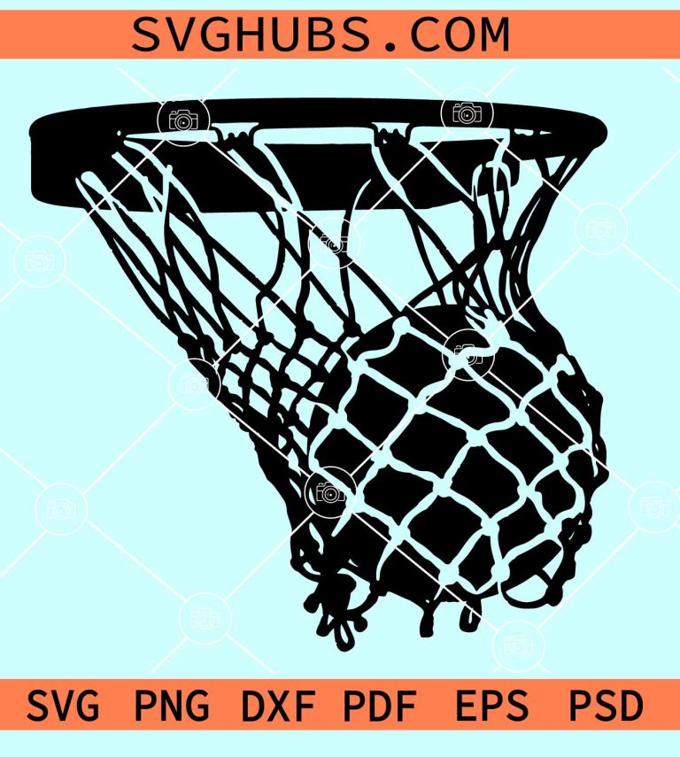 Basketball hoop SVG, basketball net SVG, Basketball shit svg
