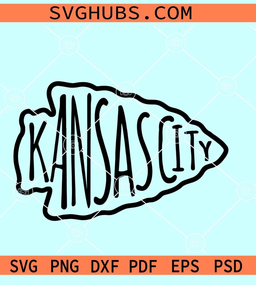 Kansas City Arrowhead SVG, Kansas City Chiefs Logo SVG, Kansas City ...