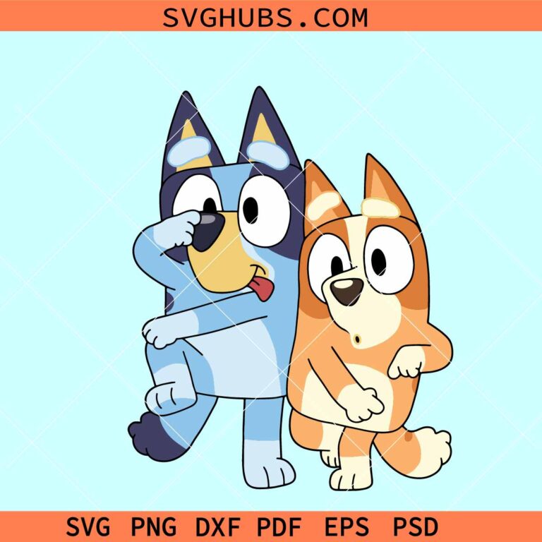 Bluey and Bingo SVG, Bluey Svg, Bingo Birthday svg, Bluey Vector