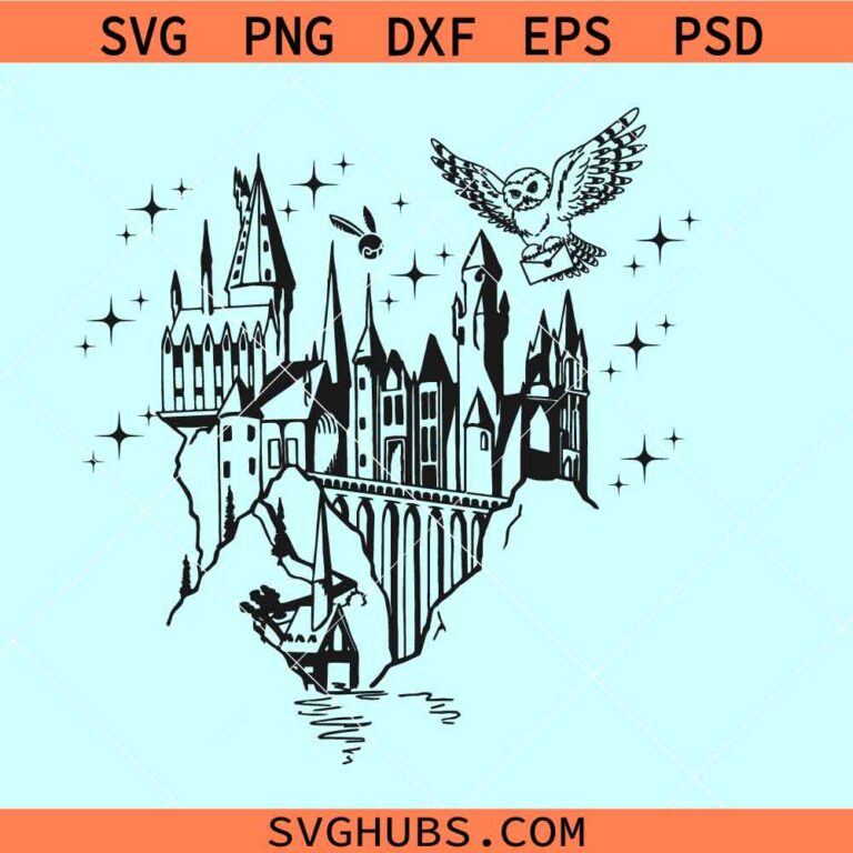 Harry Potter Castle SVG, Hogwarts Castle SVG, Hogwarts SVG, Harry ...