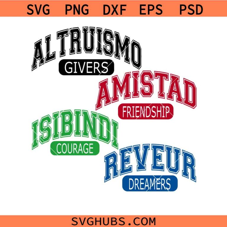 RC Houses Isibindi SVG, Reveur Amistad Altruismo Shirt SVG, Ron Clark ...