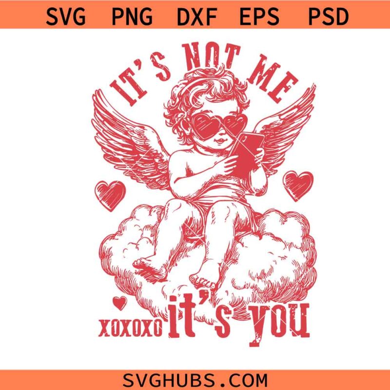 It’s not me it’s you svg, Xoxo Svg, Valentine's Day Funny Saying SVG ...