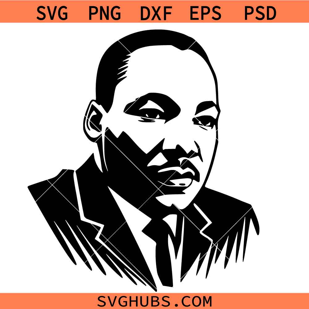 Martin Luther King Jr. Svg, MLK Svg, Black History Month Svg