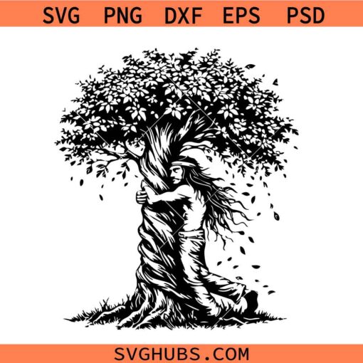 Tree hugger svg, nature svg, tree svg, beauty, people, drawing, nature ...