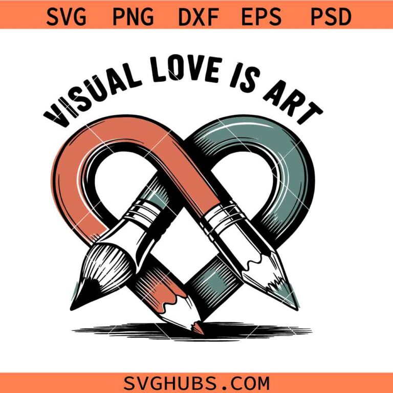 Visual love svg, valentine's day svg, happy valentine's day svg