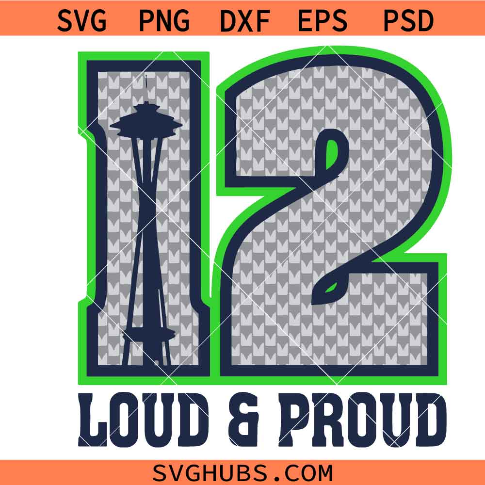 Seattle Football 12th Man PNG SVG, Seahawks Nation Svg, Seattle ...
